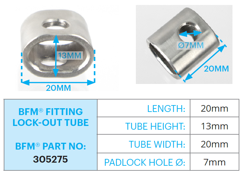 TR Lock-Out Safety System | BFM® fitting